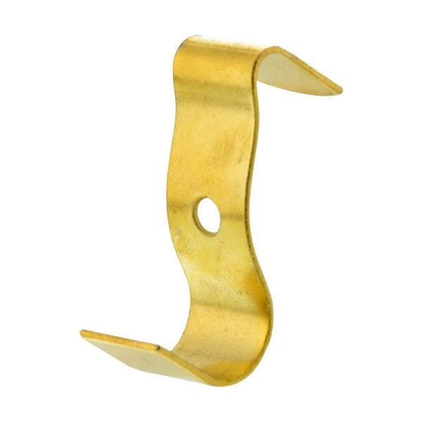Hillman Brass-Plated Gold Small Molding Hook 1 lb 4 pk 122246 | Zoro
