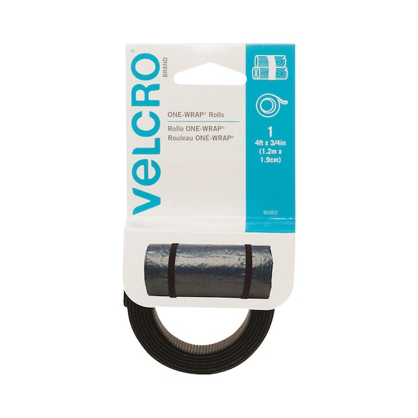 Velcro Brand ONE-WRAP Small Nylon Ties 48 in. L 1 pk 90302 | Zoro