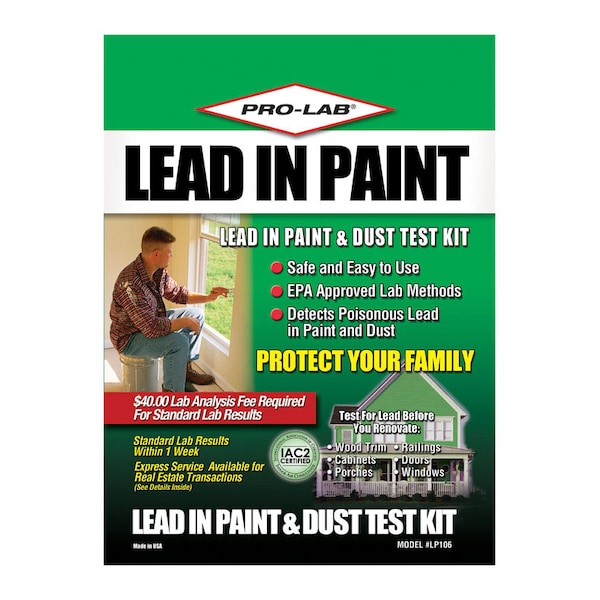 Pro-Lab Pro-Lab Lead in Paint & Dust Test Kit 1 pk LP106 | Zoro