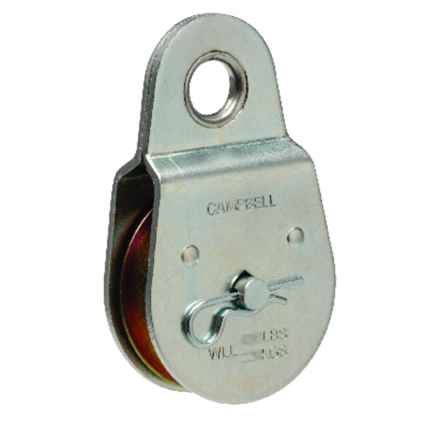 Campbell Chain & Fittings Campbell 3 in. D Zinc Plated Steel Fixed Eye ...