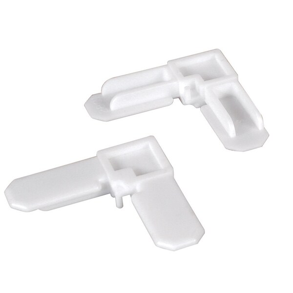 Prime-Line Prime-Line White Plastic 1/4 in. W X 3/4 in. L Screen Frame ...