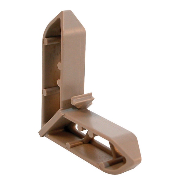 Prime-Line Tan Plastic 3/4 in. W X 7/16 in. L Screen Frame Corner 1 pk ...