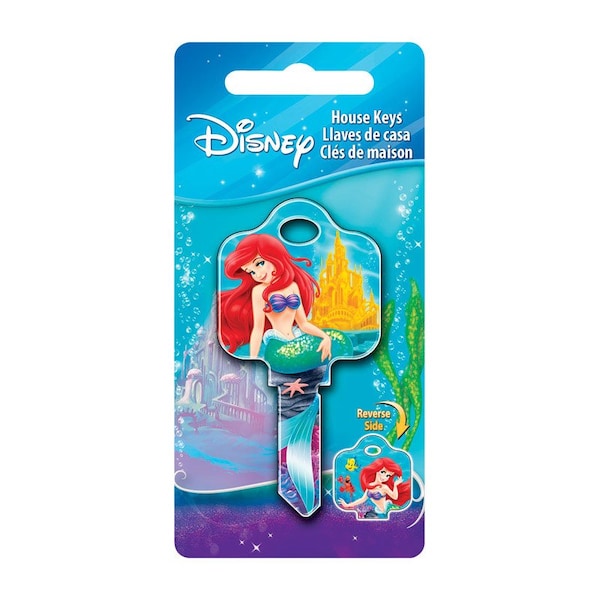 Hillman Disney Ariel House Key Blank 68 SC1 Single For Schlage Locks ...