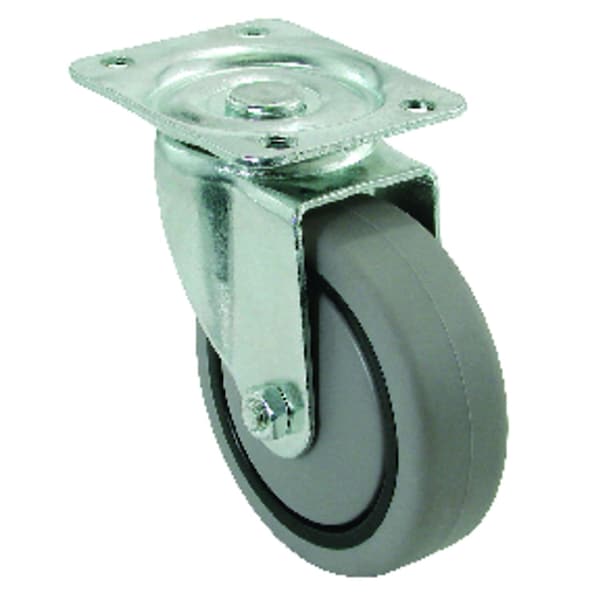 Shepherd Hardware Shepherd Hardware 4 in. D Swivel Thermoplastic Rubber ...