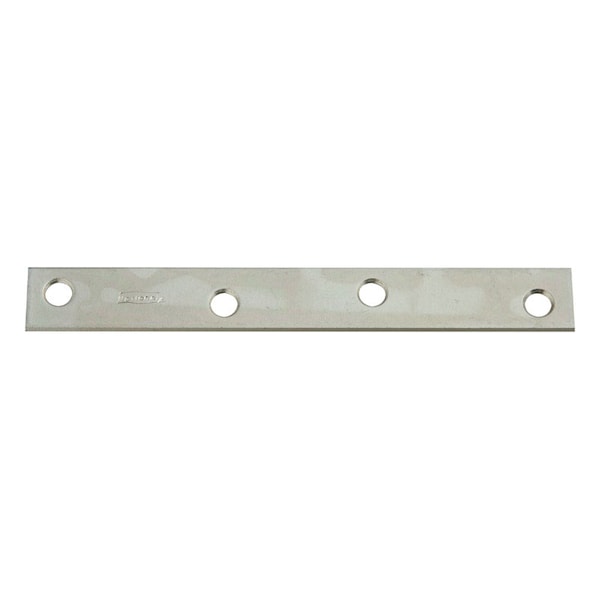 National Hardware 6 in. H X 3/4 in. W Zinc-Plated Steel Mending Brace ...