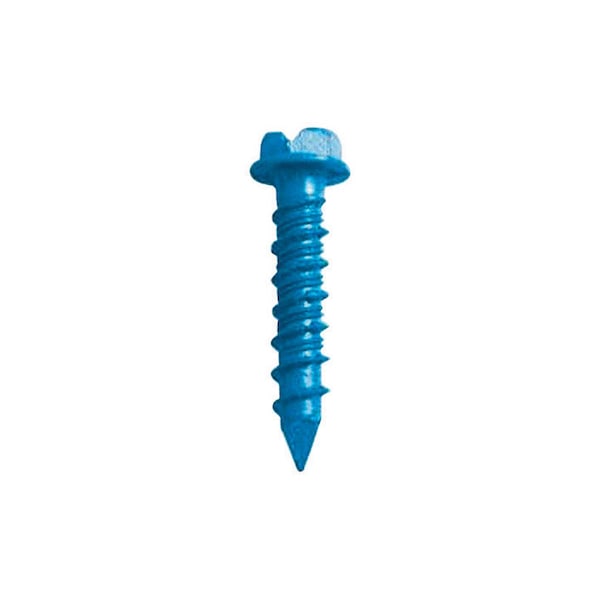 Itw Tapcon Concrete Screw, 1/4" Dia., Hex, 1 1/4 in L, Steel 75 PK ...