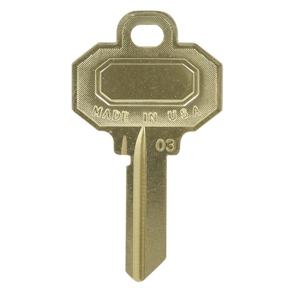 Hillman Baldwin House/Office Universal Key Blank Single, PK10 86409 | Zoro