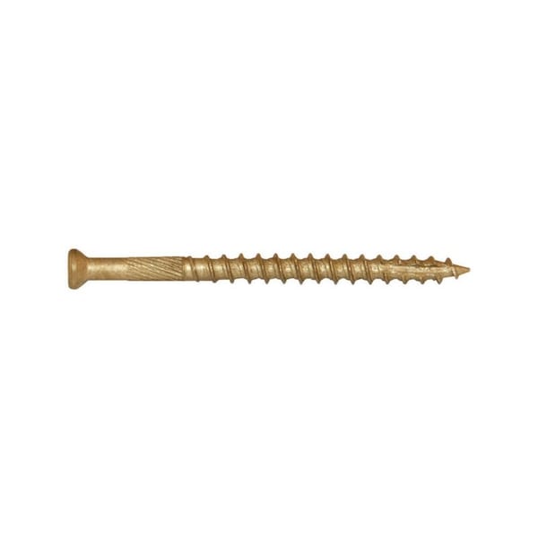 Screw Products Wood Screw, #7, 2 in, Bronze Steel Torx Drive, 181 PK ...