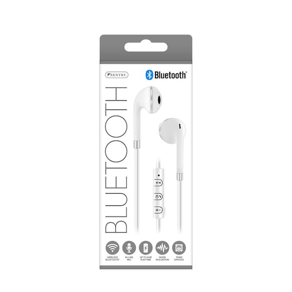 Sentry Industries EARBUD W/MIC STEREO WHT BT175 | Zoro