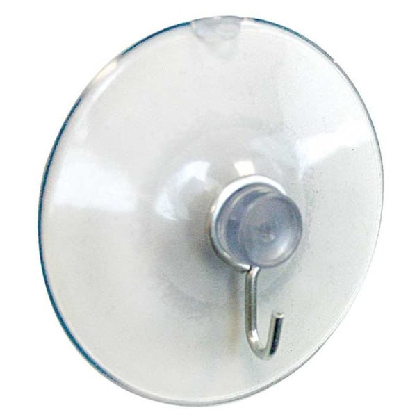 Crawford Large Plastic Suction Cup Hook 2.25 in. L 1 pk SCL2BOWL | Zoro