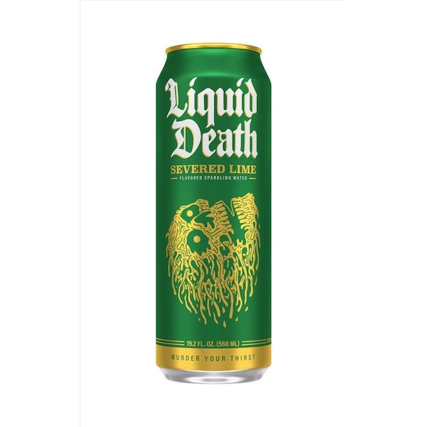 Liquid Death Liquid Death Severed Lime Lime Sparkling Natural Mineral ...