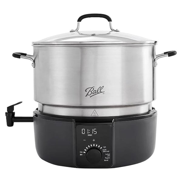 Ball Ball Easy Canner Aluminum Bath Water Canner 21 qt Silver 2177240 ...