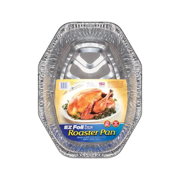 Ez Foil Hefty EZ Foil Aluminum Roaster Pan 20 lb Silver Z01918 | Zoro