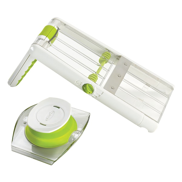 Chef N Chef'n SleekSlice Green/White Plastic/Stainless Steel ...