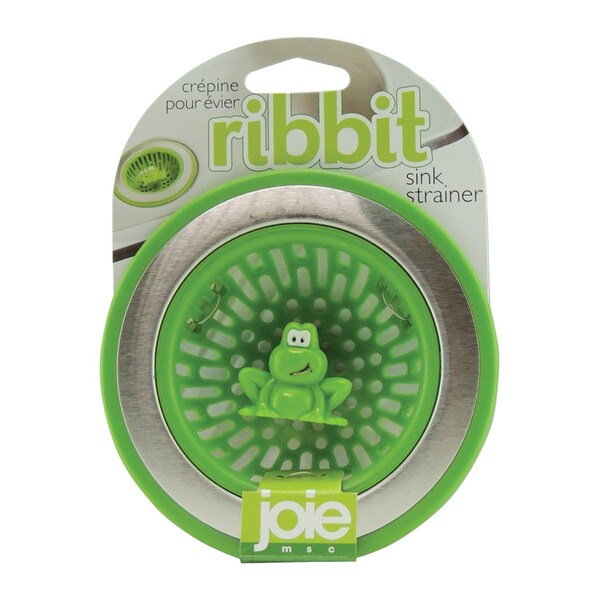 Joie Ribbit Frog Green Plastic/Stainless Steel Sink Strainer 10029 | Zoro