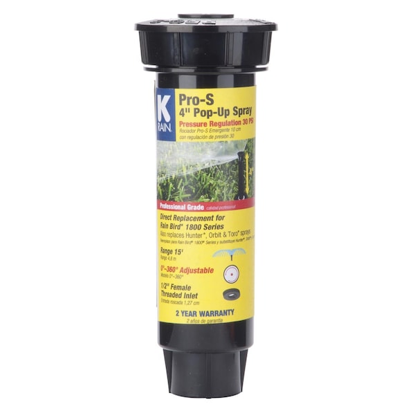 K-Rain K Rain Pro S 4 in. H Adjustable Sprinkler Spray Head 30151 | Zoro