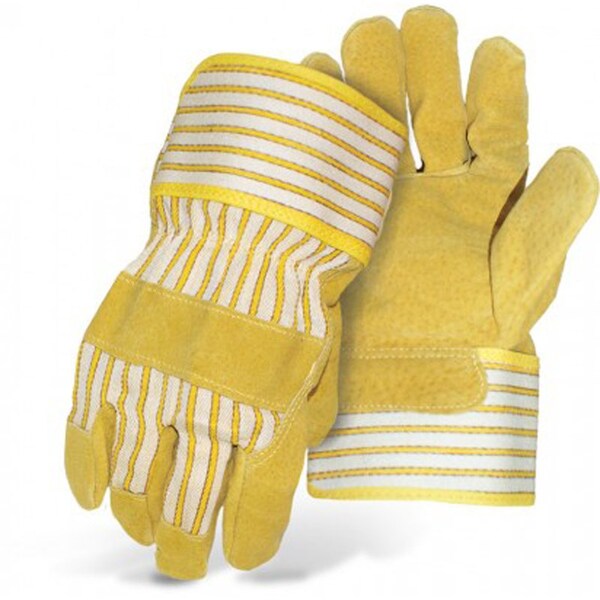 Boss WORK GLOVES TAN/YELLOW L 2302 | Zoro