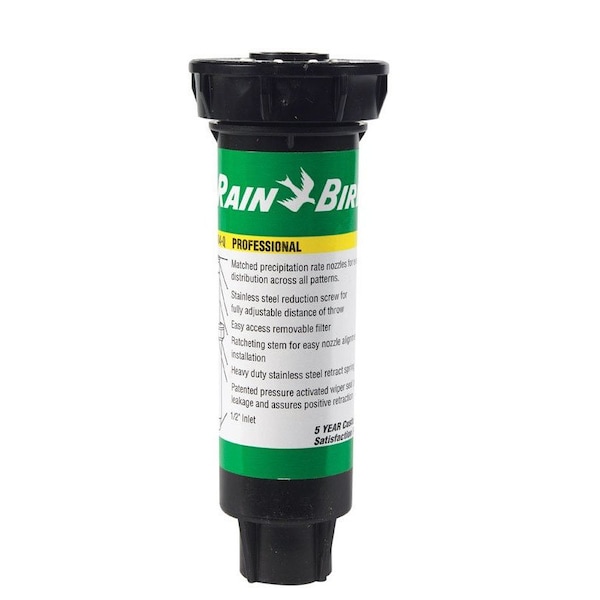 Rain Bird 1800 Series 4 in. H Quarter-Circle Sprinkler Spray Head 1804 ...