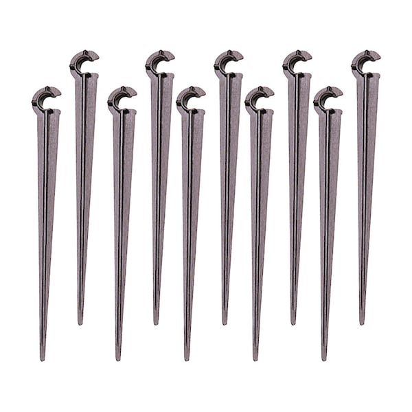 Raindrip For 1/4 in. Tubing Drip Irrigation Tubing Stake 4 in. H 10 pk ...