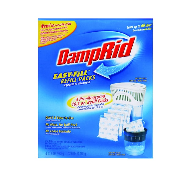 Damprid DampRid Easy Fill Moisture Absorber Refill No Scent 42 oz FG92 ...