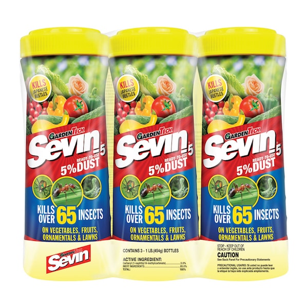 Garden Tech SEVIN 5% DUST 1LB 3PK 100531074 | Zoro