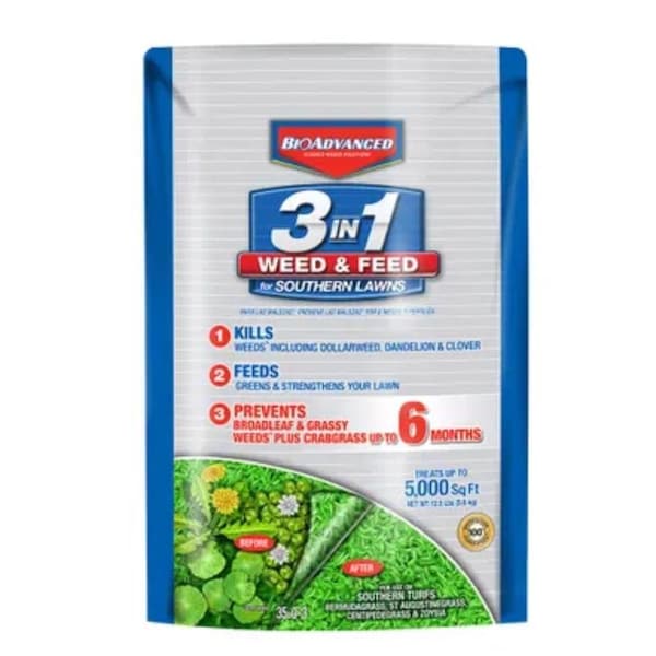 Bayer BioAdvanced Weed Feed Lawn Fertilizer For Multiple Grass Types ...