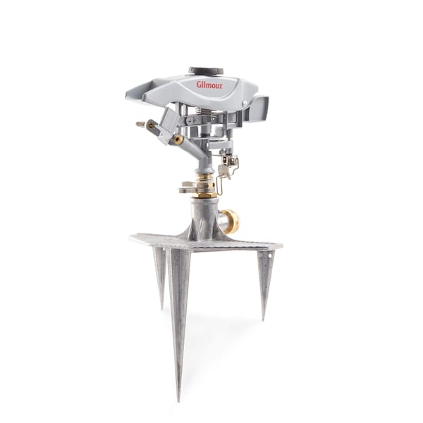 Gilmour Metal Spike Base Impulse Sprinkler 8500 sq ft 809993-4002 | Zoro