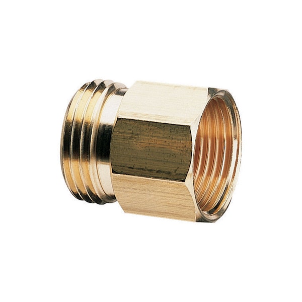 Gilmour 3/4 in. Brass Threaded Male/Female Hose Connector 807704-1002 ...