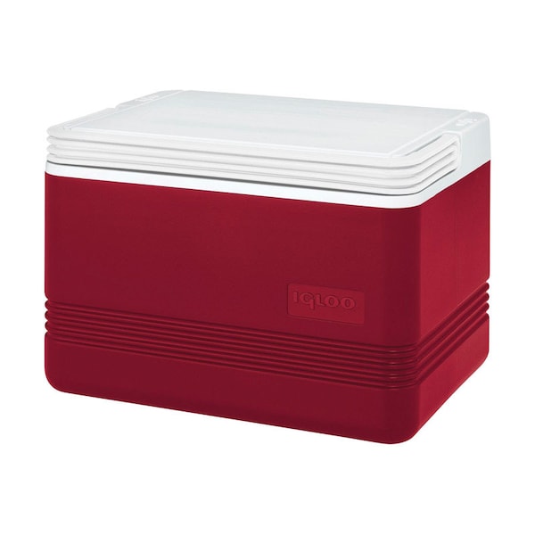 Igloo Igloo Legend Red/White 9 qt Cooler 43358 | Zoro
