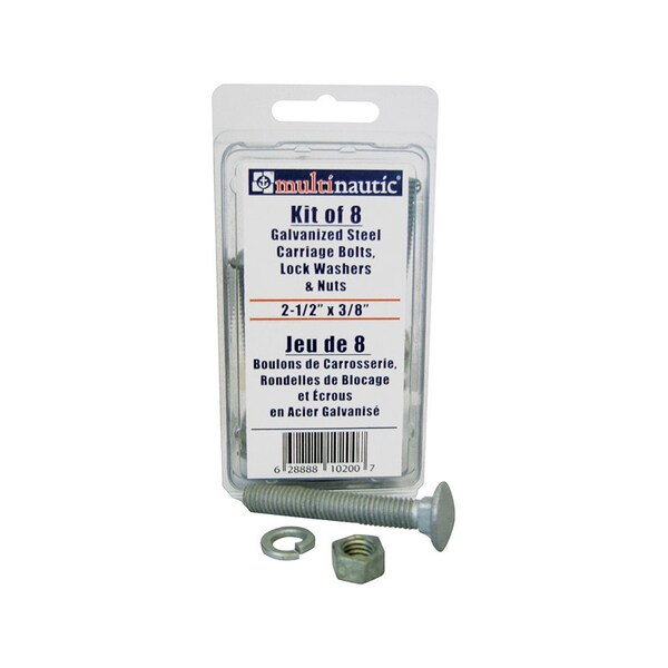 Multinautic BOLTS AND NUTS KIT 2.5""L 10200 | Zoro