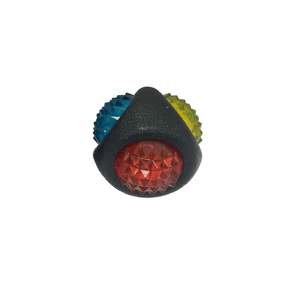 Multipet Doglucent Assorted TPR Dental Diamond Ball Dog Toy 1 pk 51131 ...