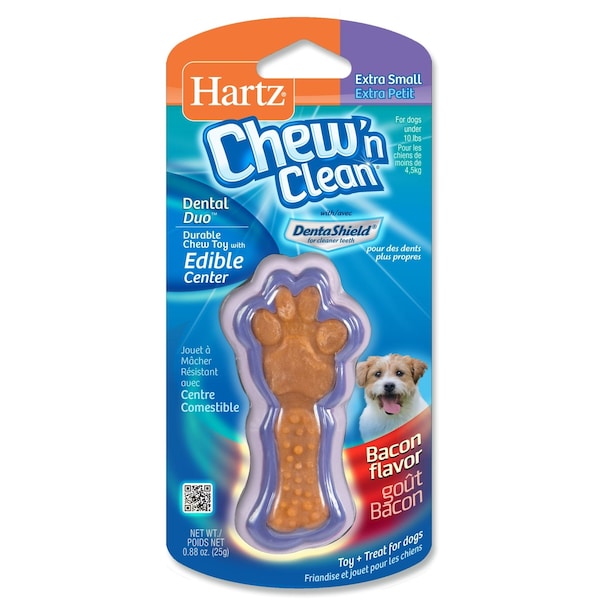 Hartz Chew 'n Clean Assorted Dental Duo Nylon Chew Toy Extra Small 1 ...