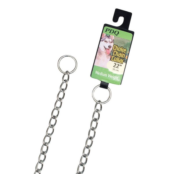 Pdq Silver Steel Dog Choke Chain Collar Large/X-Large 12922 | Zoro