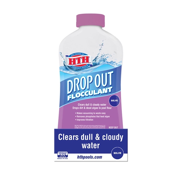 Hth Drop Out Liquid Flocculant 32 oz (67029) | Zoro