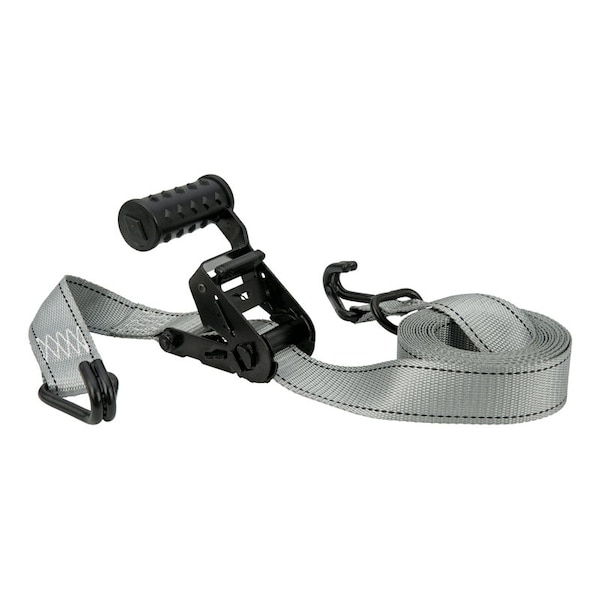 Keeper 1.5 in. W X 12 ft. L Gray Ratchet Tie Down Strap 1000 lb 1 pk ...