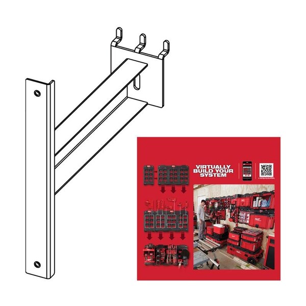 Retail First PACKOUT PEGBOARD BRACKET 1000-000152 | Zoro