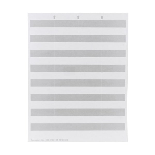 Centurion Laser Printer Gray Bin Tag Labels - Sheet 9108838 | Zoro
