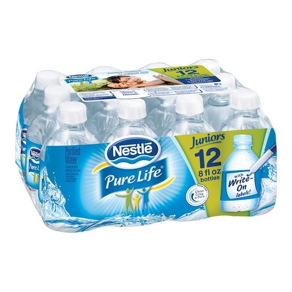 Nestle Nestle Waters Pure Life Bottled Water 8 oz 12 pk 68274-19510 | Zoro