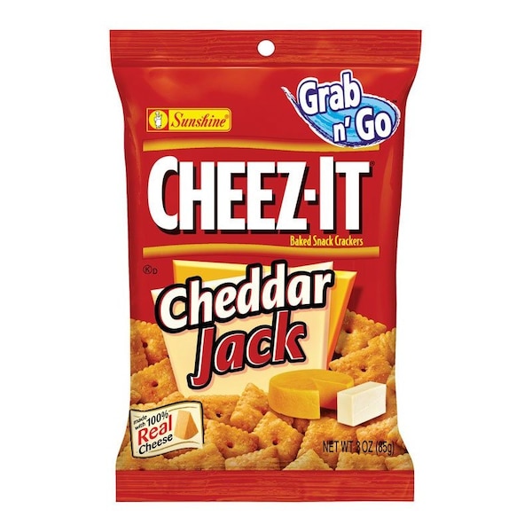 Cheez-It Cheez-It Grab n' Go Cheddar Jack Crackers 3 oz Pegged ...