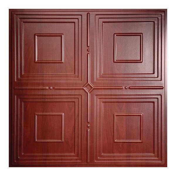 Ceilume Jackson 2ft x 2ft Cherry Wood Ceiling Tile V3-JACK-22CHY | Zoro
