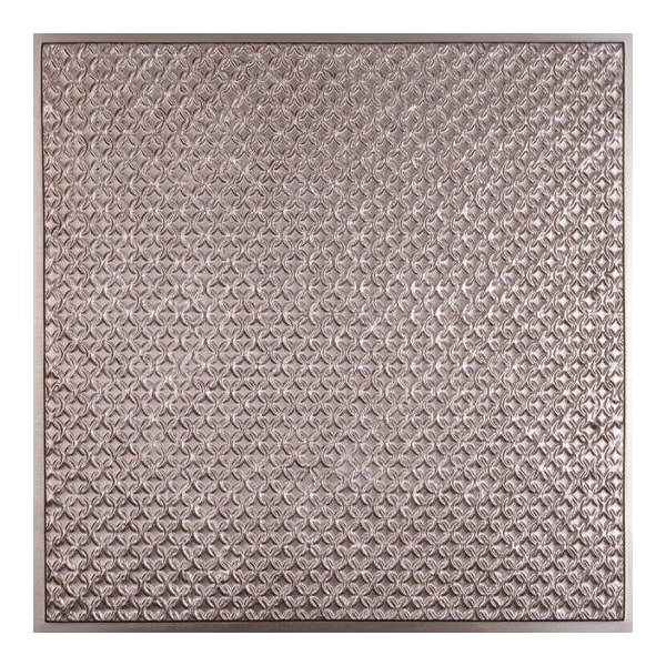 Ceilume Rattan 2ft x 2ft Tin Ceiling Tile V3-RATTAN-22PBR | Zoro