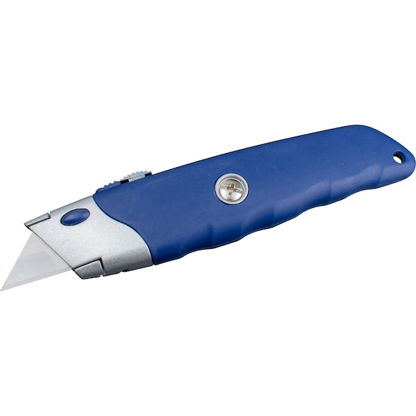 Encore Packaging Retractable Steel Utility Knife w Rubber Casing, 12PK ...