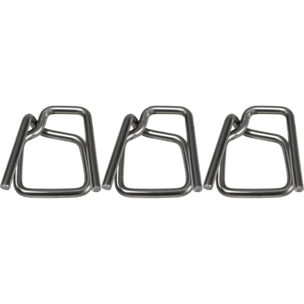 Encore Packaging Poly & Cord Buckles - 1/2in Galvanized Clear Wire ...