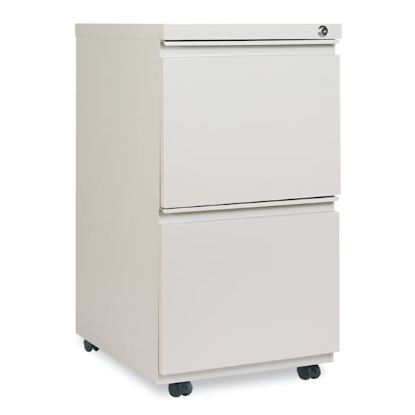 Alera 14.96 in W 2 Drawer File Cabinets, Light Gray ALEPBFFLG | Zoro