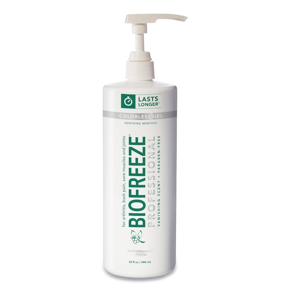 Biofreeze Fast Acting Menthol Pain Relief Topical Analgesic, Colorless ...