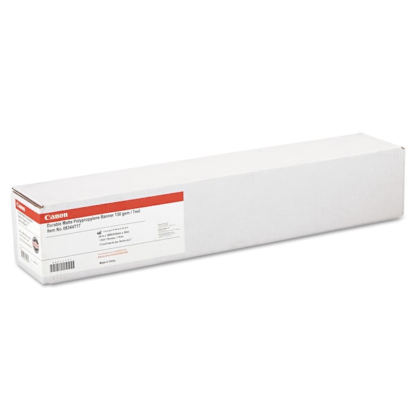 Canon Durable Matte Polypropylene Banner Paper, 2 in. Core, 7 mil, 24 ...