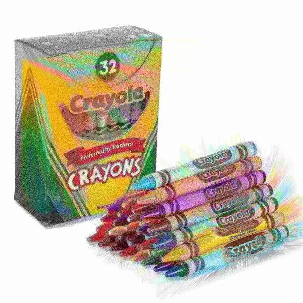 Crayola Crayons, Tuck Box, Assorted, PK32 PK 52-0322 | Zoro