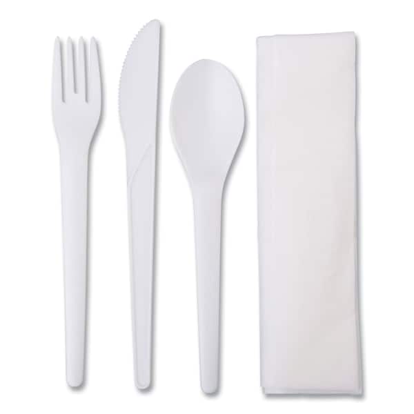 Eco-Products Plantware Renewable & Compostable Cutlery Kit - 6
