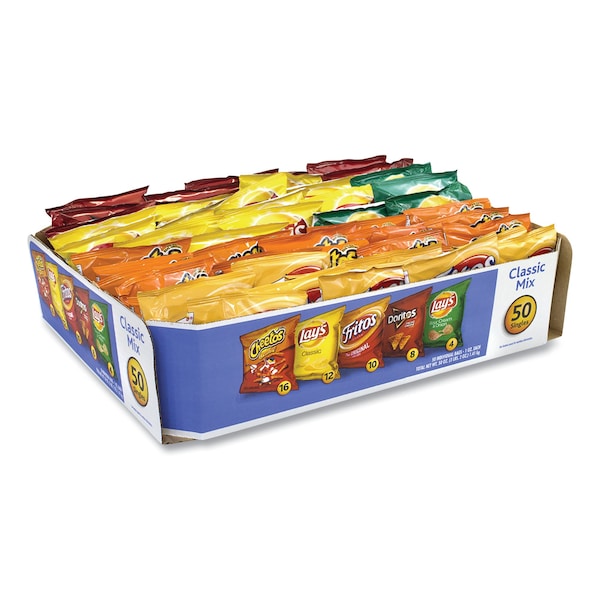 Frito-Lay Potato Chips Bags Variety Pack, Assorted Flavors, 1 oz Bag ...