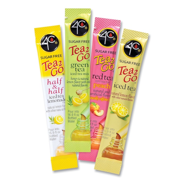 4C Sugar-Free Iced Tea Mix Variety Pack, 3.16 oz Box, 44PK 41387224443 ...